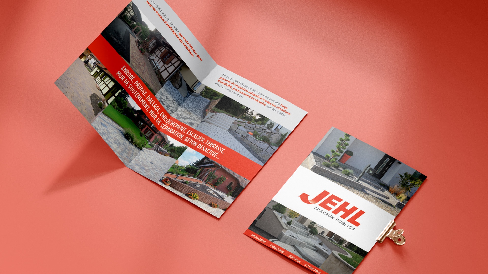 Projet Jehl TP par Bulle & Co : site web, logo, graphisme